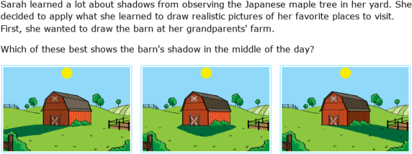IXL | Shadows | 4th grade science