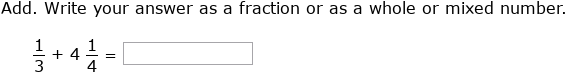 IXL | Add and subtract mixed numbers | 6th grade math