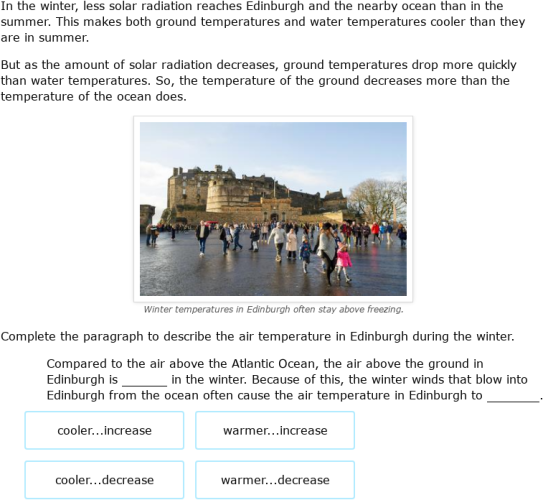 IXL | Factors affecting climate: distance from the ocean | 6th grade ...