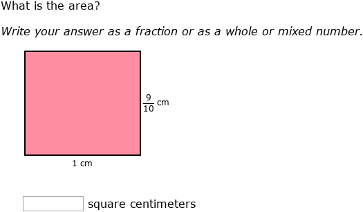 IXL | Area of rectangles with fractional side lengths | 4th grade math