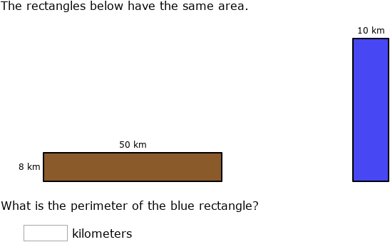IXL | Relationship between area and perimeter: find the perimeter | 4th ...