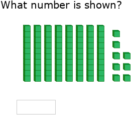 IXL | Place value models up to 120 | 1st grade math