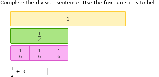 IXL | Divide unit fractions by whole numbers using models | 5th grade math