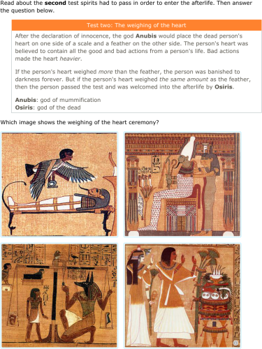 IXL | Ancient Egyptian religion | 6th grade social studies