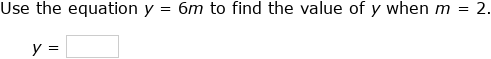IXL | Find a value using two-variable equations | 6th grade math