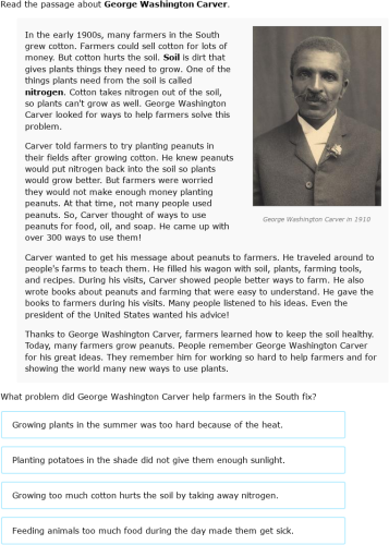 IXL | George Washington Carver | 5th grade social studies
