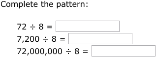IXL | Division patterns over increasing place values | 5th grade math