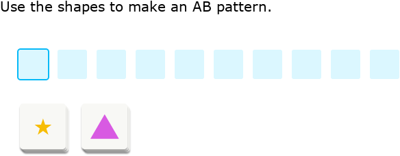 IXL | Make AB and ABB color patterns | Kindergarten math