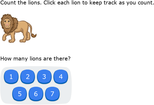 IXL | Learn to count - up to 7 | Kindergarten math