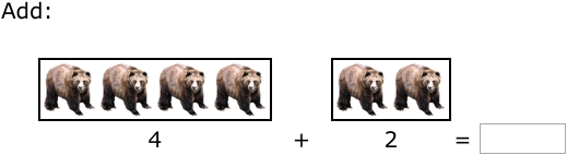 IXL - Add with pictures - sums up to 10 (Kindergarten math practice)