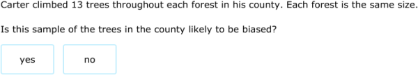IXL - Identify biased samples (Algebra 2 practice)