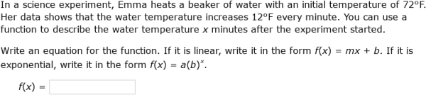 IXL - Write linear and exponential growth functions: word problems ...