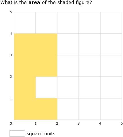 IXL | Area of figures on grids | 5th grade math