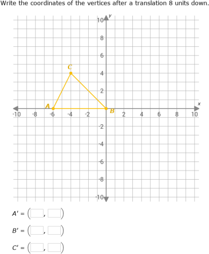 IXL | Translations: find the coordinates | 7th grade math