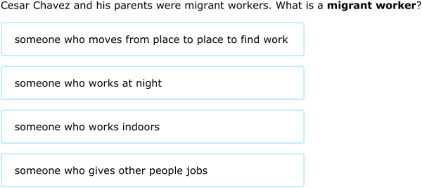 IXL | Cesar Chavez | 3rd grade social studies