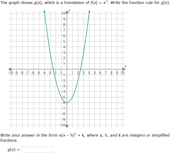 IXL - Checkpoint: Function transformations (Algebra 1 practice)