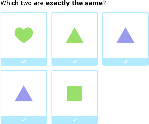 IXL | Same II | Kindergarten math