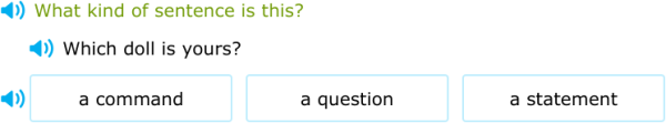 IXL | Statement, question, command, or exclamation? | 1st grade ...