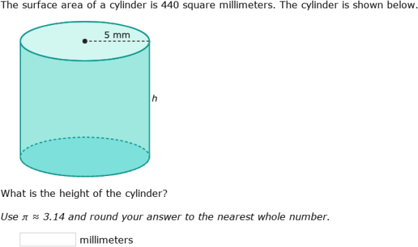 IXL | Checkpoint: Surface area and volume | 8th grade math