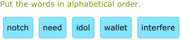 IXL | Order alphabetically based on the first two letters | 4th grade ...