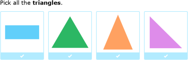 IXL | Triangles | Pre-K math
