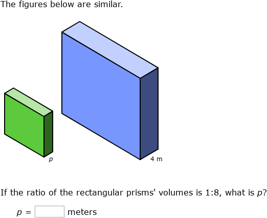 IXL - Surface area and volume of similar solids II (Geometry practice)
