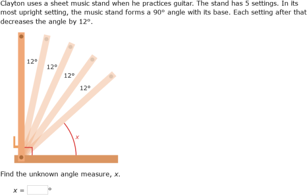 IXL | Solve problems involving angle measures | 4th grade math
