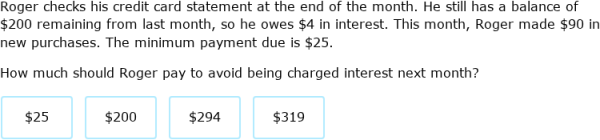 IXL | Debit cards and credit cards | 6th grade math