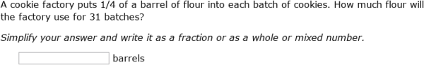 IXL | Multiply fractions and whole numbers: word problems | 5th grade math