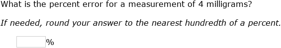 IXL - Percent error (Algebra 1 practice)