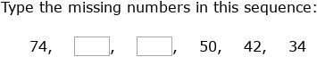 IXL | Number sequences | 3rd grade math