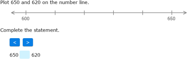 IXL | Compare numbers up to 1,000 using number lines | 2nd grade math