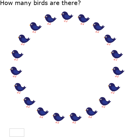 IXL | Count pictures in arrays and circles - up to 20 | Kindergarten math