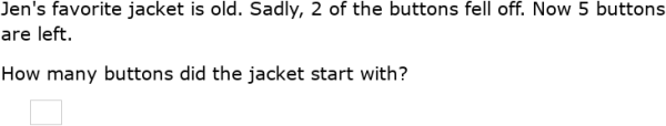 IXL | Word problems involving addition and subtraction - up to 10 | 1st ...