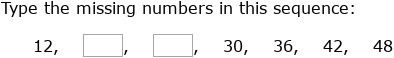 IXL | Skip-counting sequences: count by sixes | 3rd grade math