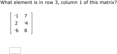 IXL - Matrix vocabulary (Algebra 1 practice)