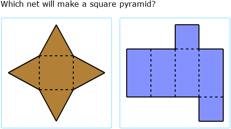 IXL | Nets of prisms and pyramids | 5th grade math