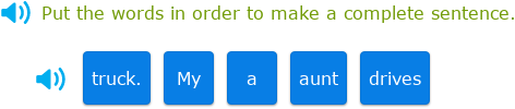IXL | Unscramble the words to make a complete sentence | 2nd grade ...