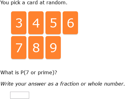 IXL - Probability of mutually exclusive events and overlapping events ...