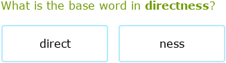 IXL | Identify base words, prefixes, and suffixes | 5th grade language arts