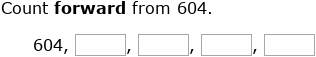 IXL | Count forward - up to 1,000 | 2nd grade math
