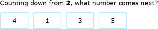 IXL | Count down - numbers up to 5 | Pre-K math