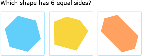 IXL | Equal sides | Kindergarten math