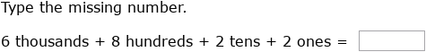 IXL | Convert to/from a number up to ten thousand | 3rd grade math