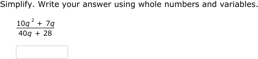 IXL - Simplify rational expressions (Algebra 1 practice)
