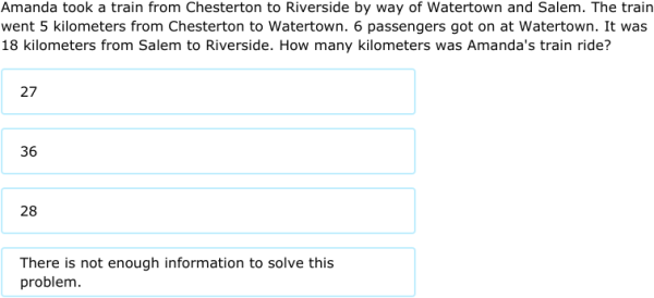 IXL | Word problems with extra or missing information | 4th grade math