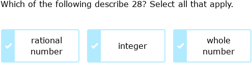 IXL | Classify numbers | 6th grade math