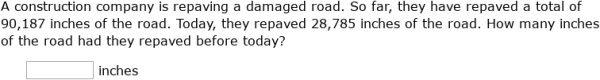 IXL | Subtract numbers up to five digits: word problems | 5th grade math