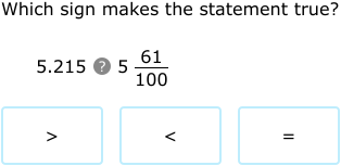 IXL | Compare decimals and fractions | 5th grade math