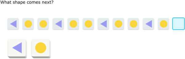 IXL | Find the next shape in a pattern | 3rd grade math